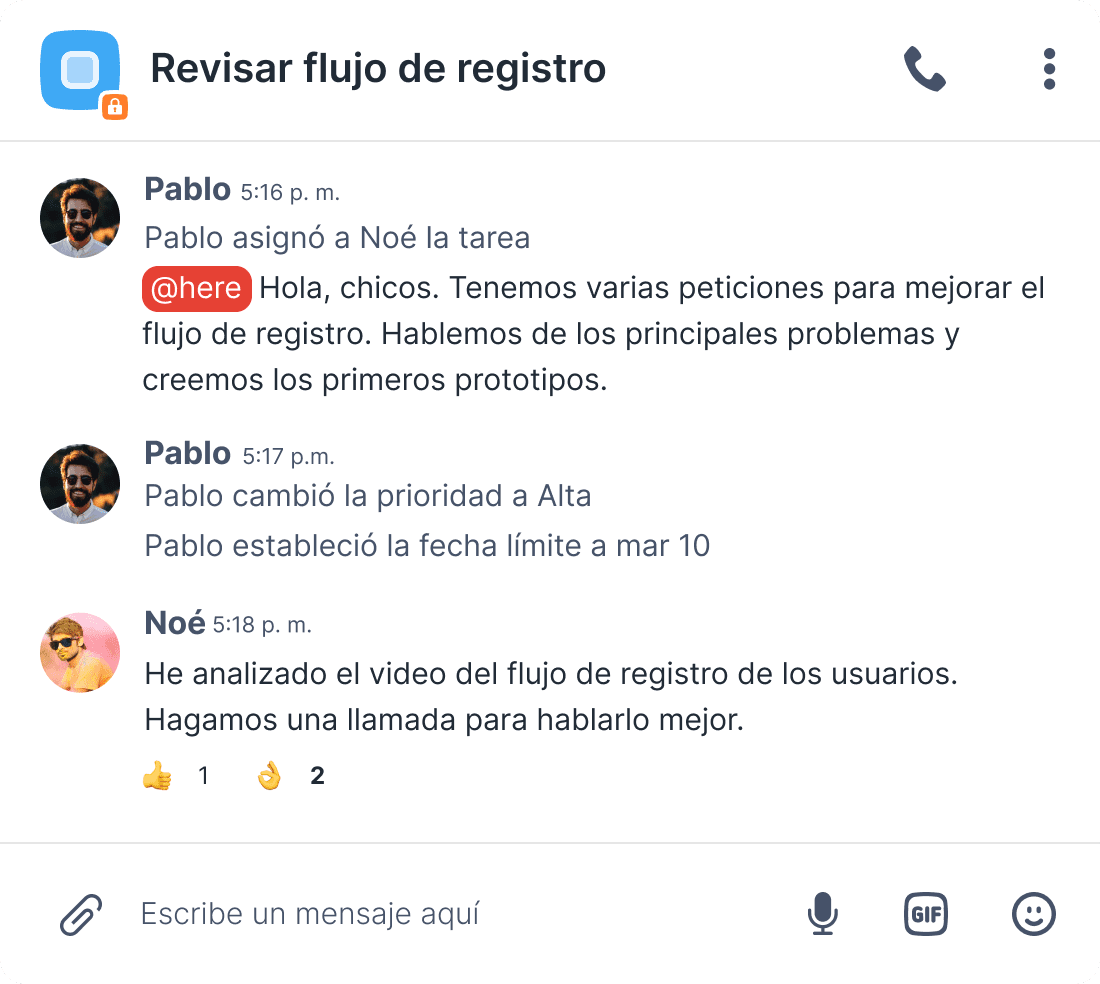 Software de productividad para equipos | Software de colaboración | Chanty